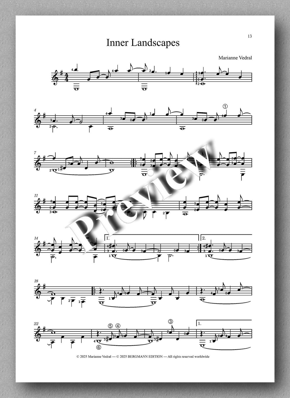 Vedral, Mosaik 3 – BERGMANN EDITION