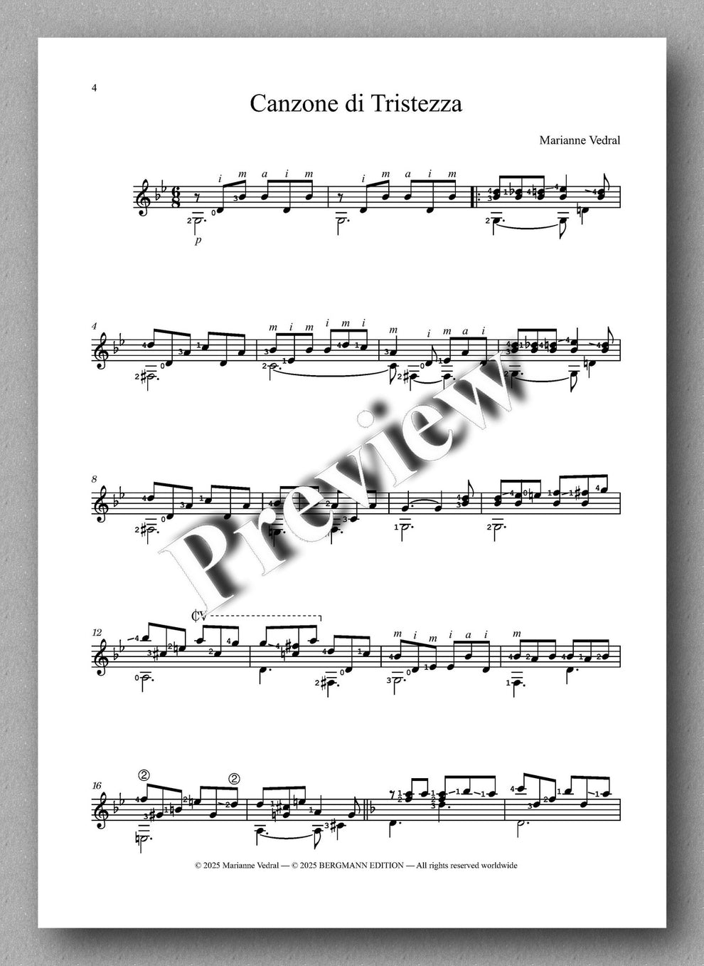 Vedral, Mosaik 3 – BERGMANN EDITION