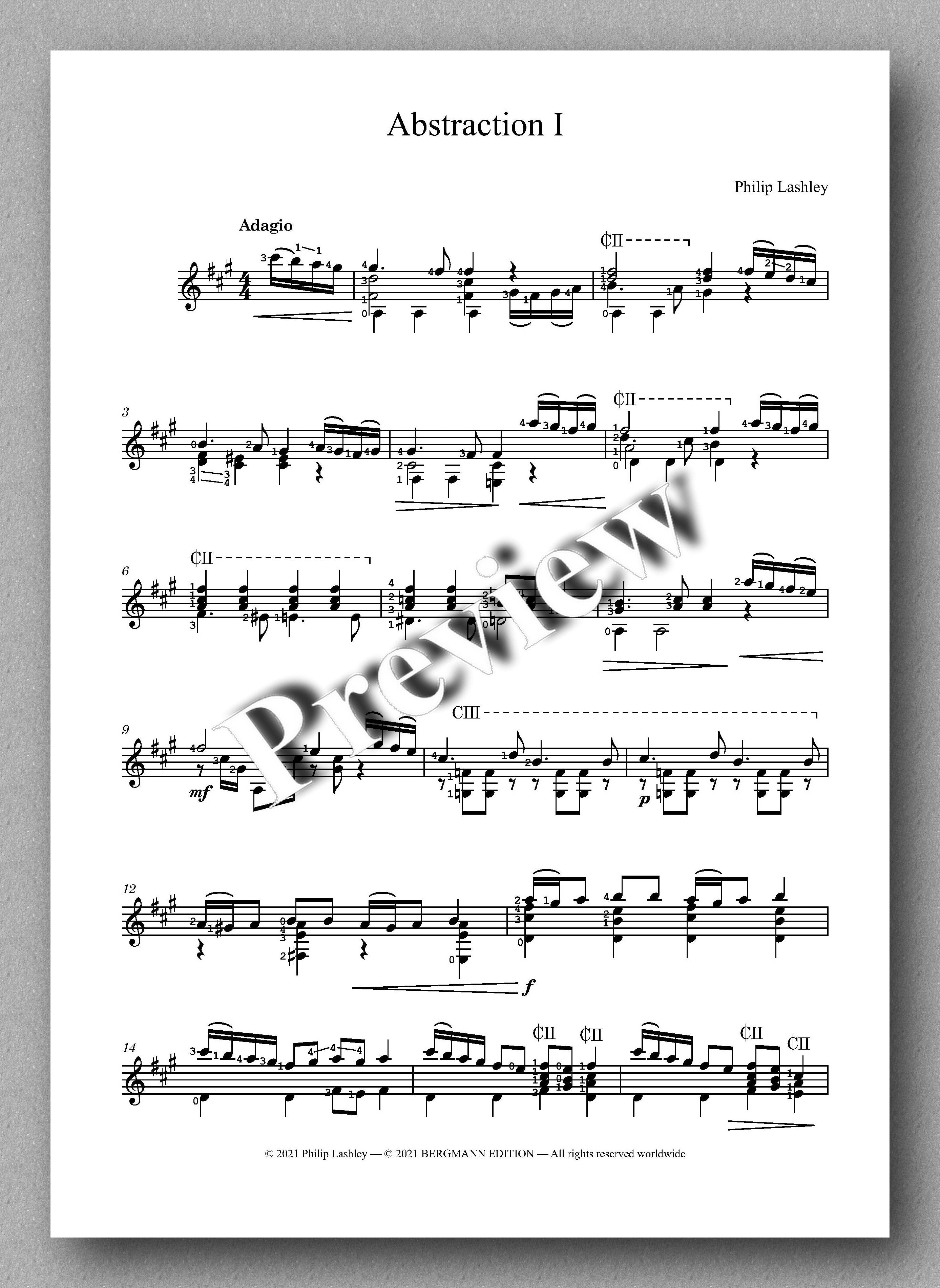 Lashley, Abstractions – BERGMANN EDITION